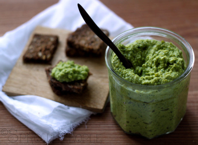 Simple Mint Pea Dip – Sproutpeople