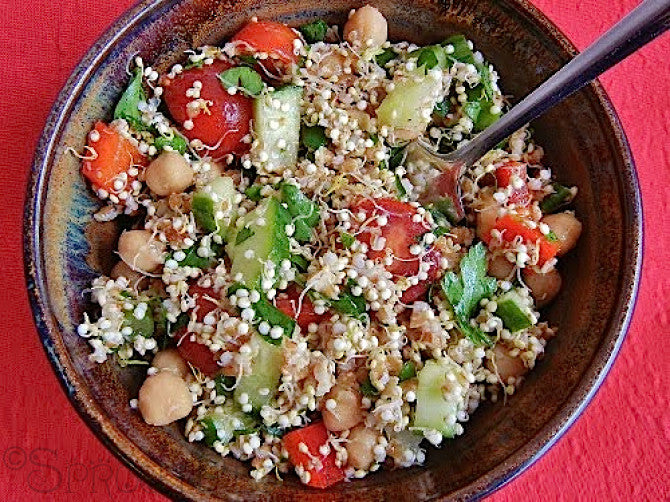 Sprouted Quinoa Salad – Sproutpeople