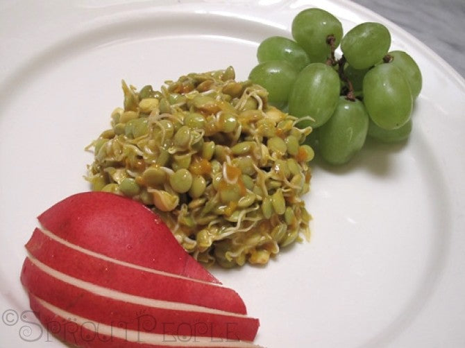 Lentils & Fruit with Mango Dressing – Sproutpeople